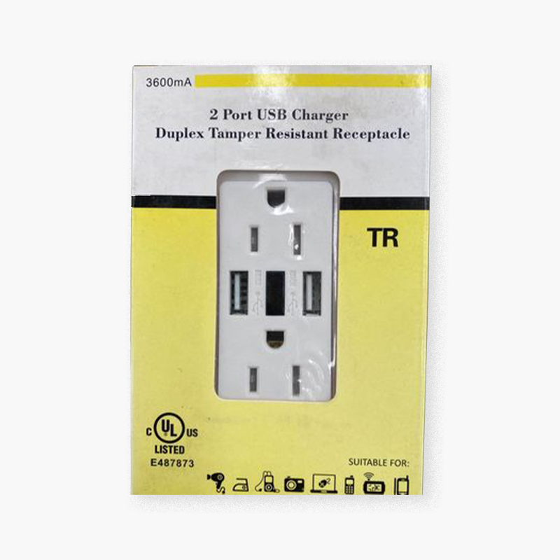 US style Power Point/GPO with 3.6A 2-Port USB Charger Outlet | Spare P